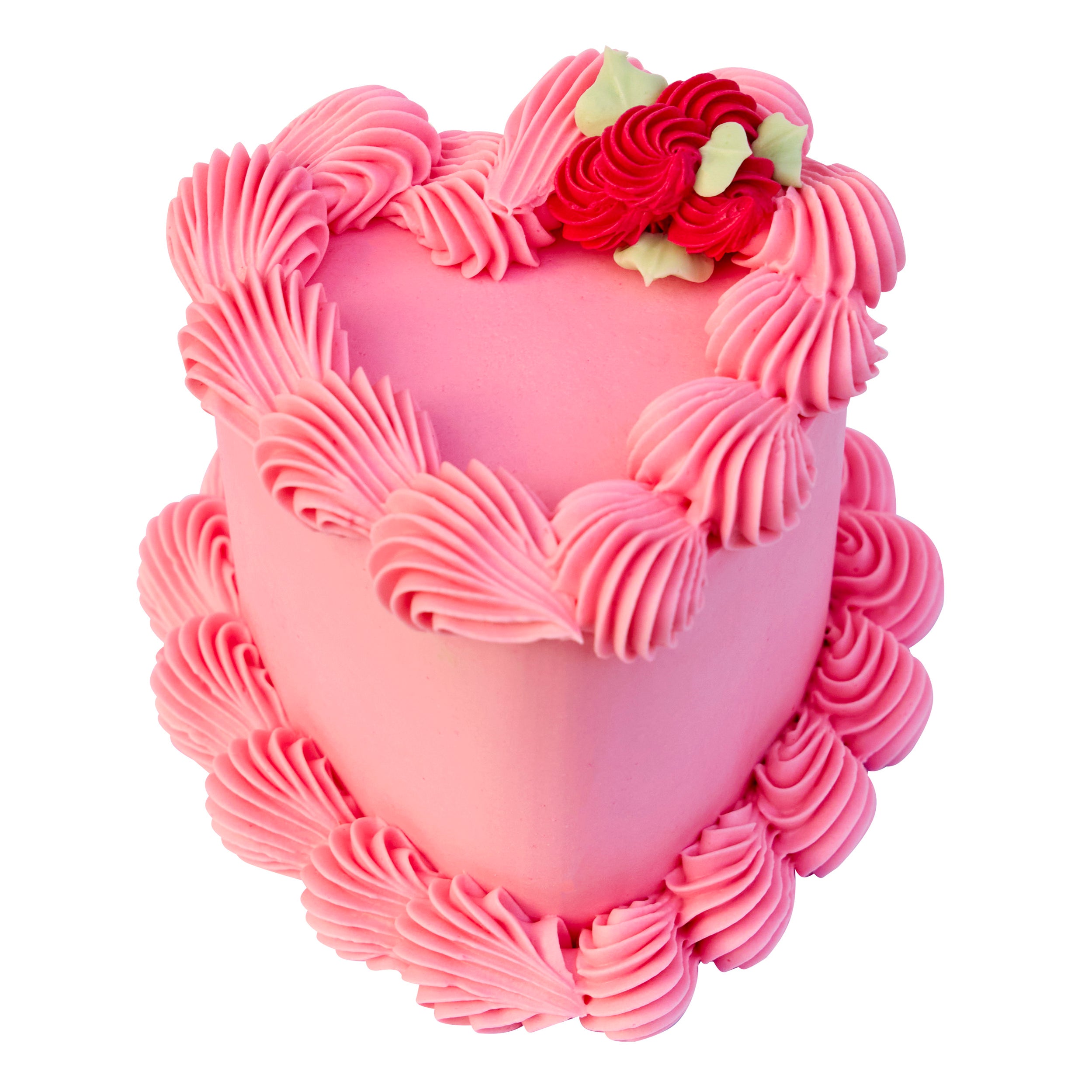 Blush Pink Heart Cake for Two - Peggy Porschen London– Peggy Porschen ...