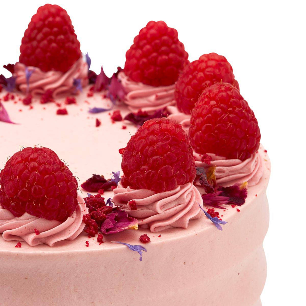 Lemon, Raspberry & Rose Cake - Peggy Porschen London– Peggy Porschen ...
