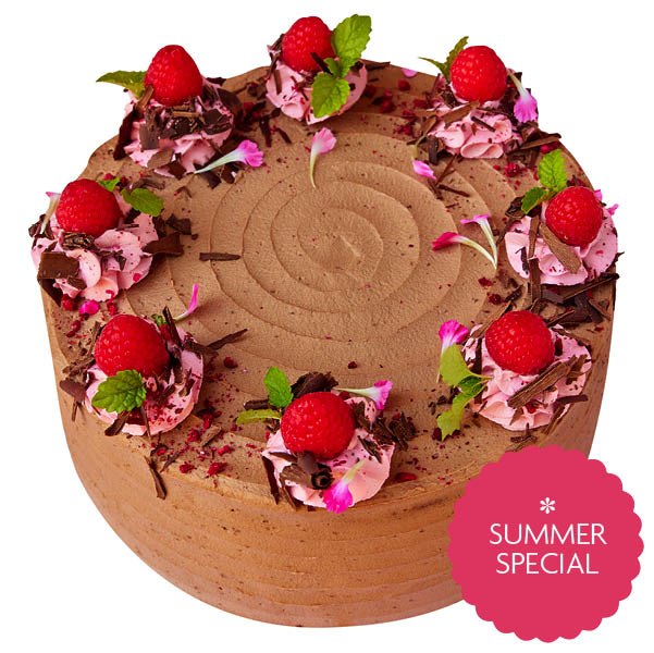 Chocolate Raspberry Cream Cake - Peggy Porschen London– Peggy Porschen ...